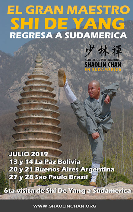 SHI DE YANG REGRESA A ARGENTINA – JULIO 2019 – Shaolin Quan Fa Guan
